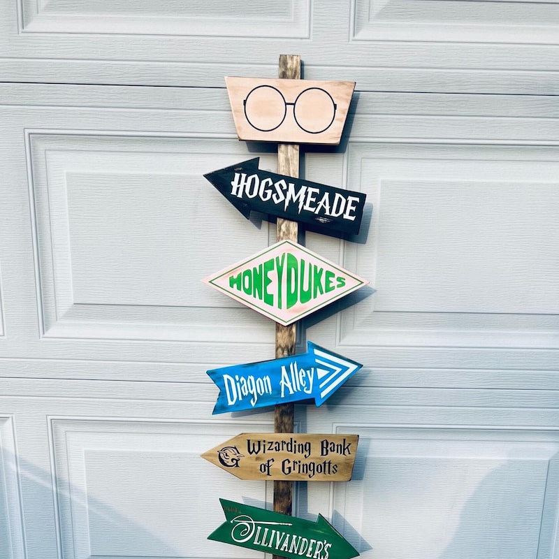 Halloween Directional Signs - Etsy