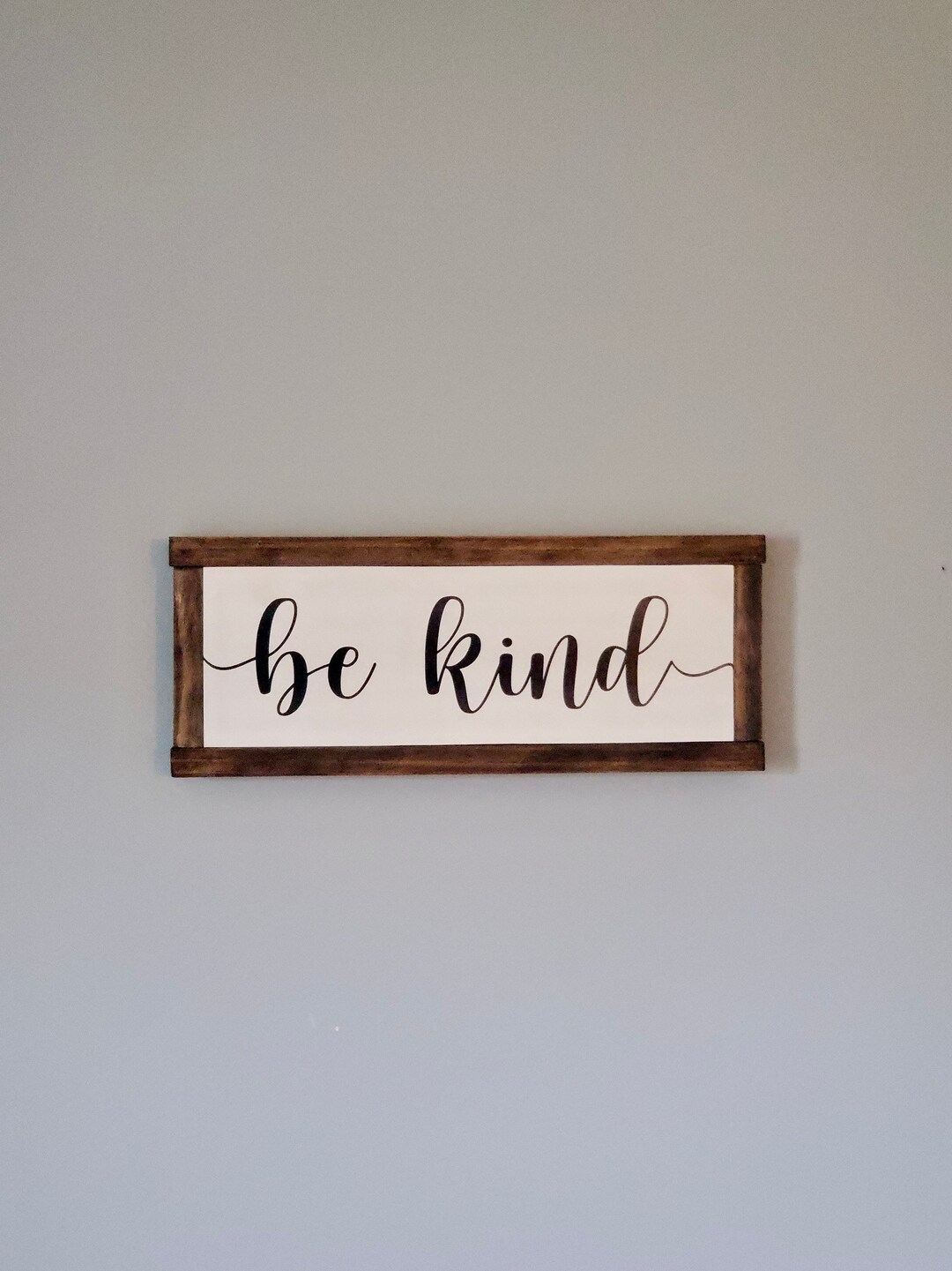 Be Kind Wood Sign - Be Kind Shelf Decor - Etsy