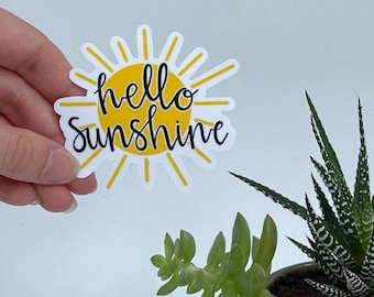 Sunshine Sticker | Etsy