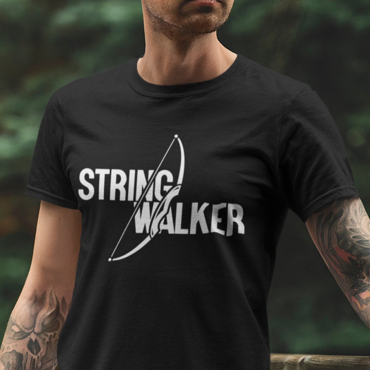 String Walker Archery Barebow T-shirt - Etsy UK