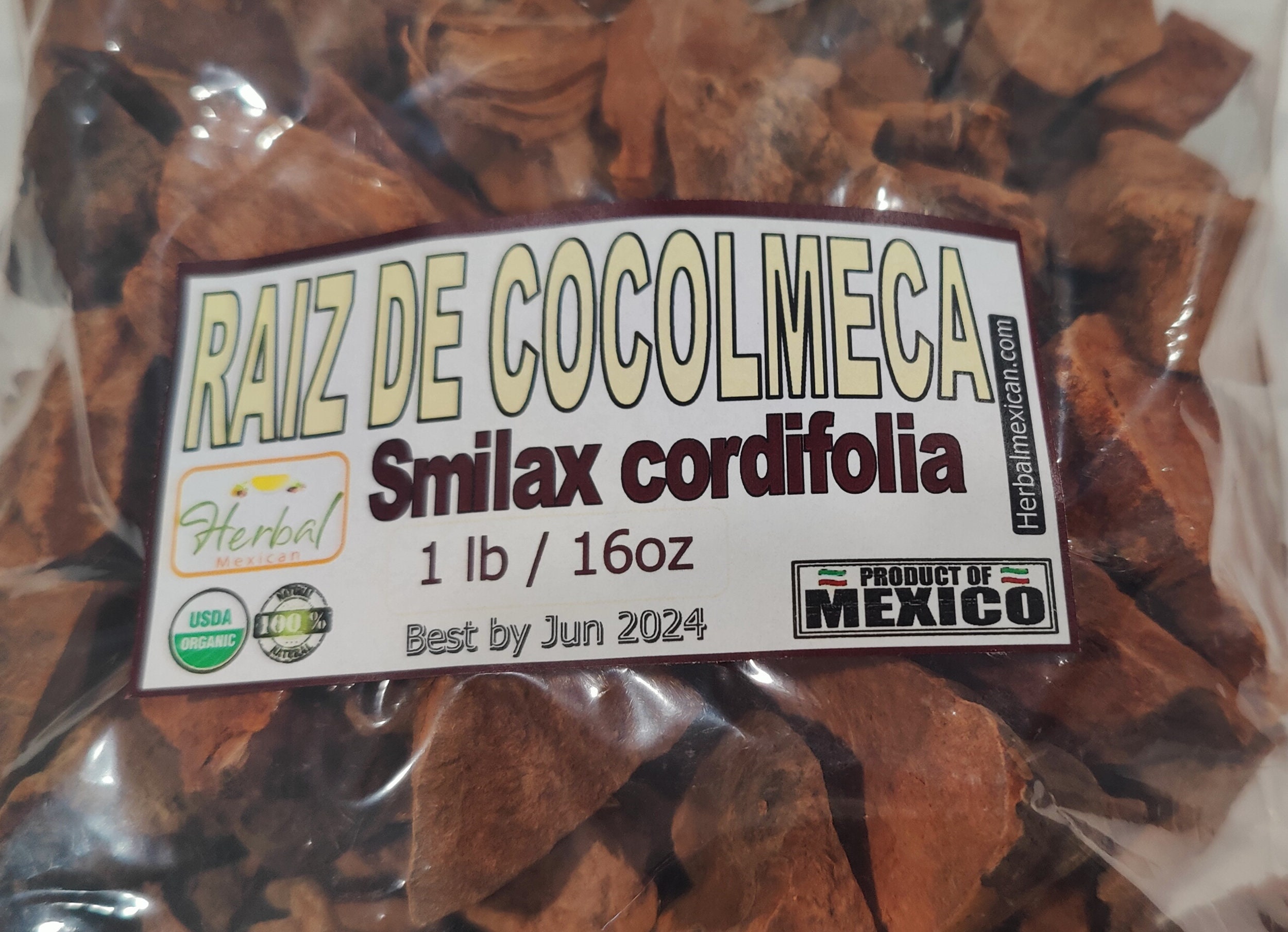Cocolmeca 16oz Herbal Tea Raiz De Cocolmeca Mexican Herbs Smilax ...