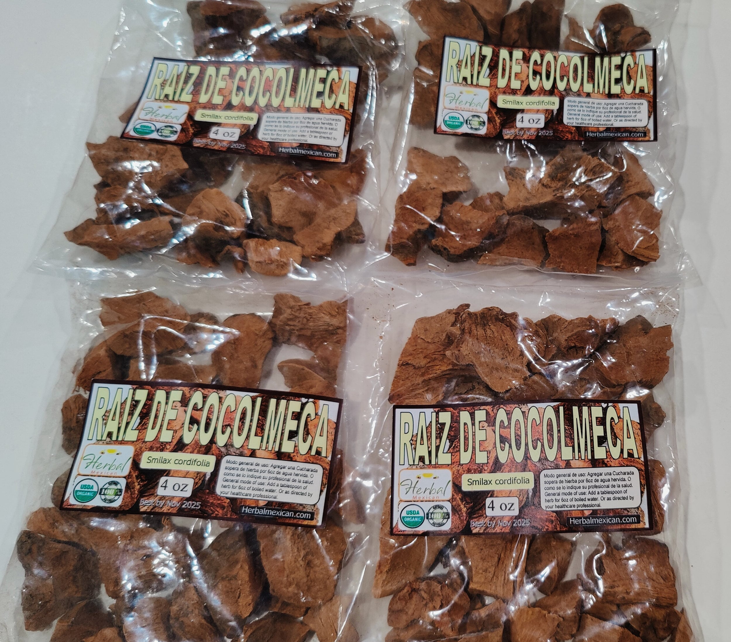 Cocolmeca 4oz Herbal Tea Raiz De Cocolmeca Mexican Herbs Smilax ...