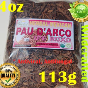Palo De Arco Pau D’arco Tea Lapacho Taheebo Ipe Roxo Tabebuia 4oz ...
