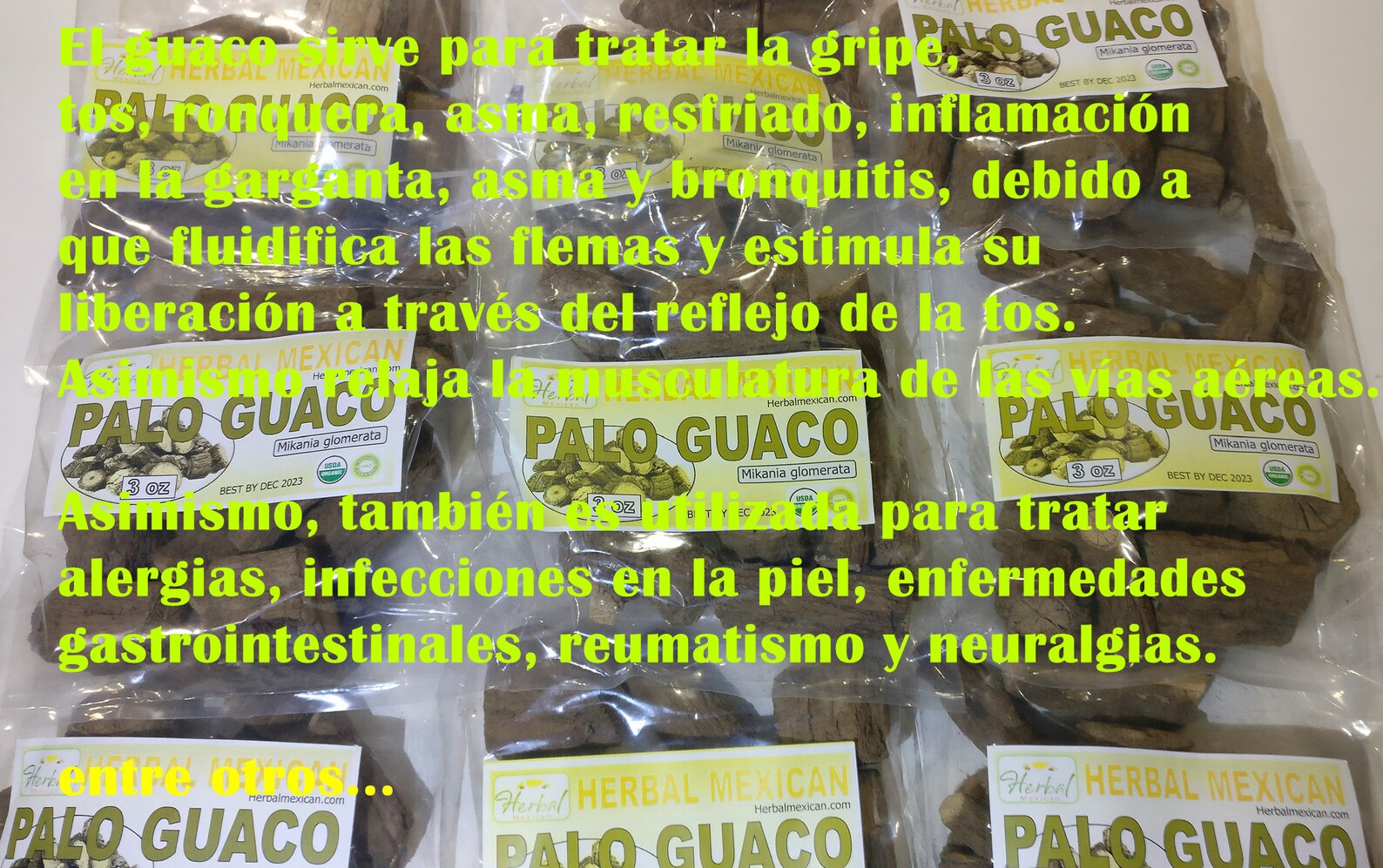 Palo Guaco Raiz De Guaco Mikania Guaco Huaco Bejuco Guaco | Etsy