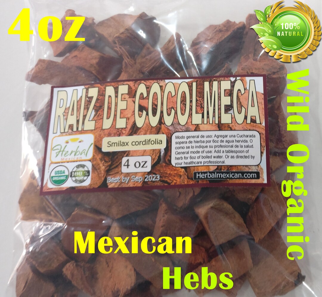 Cocolmeca 4oz Herbal Tea Raiz De Cocolmeca Mexican Herbs Smilax ...