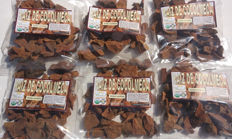 Cocolmeca 4oz Herbal Tea Raiz De Cocolmeca Mexican Herbs Smilax ...