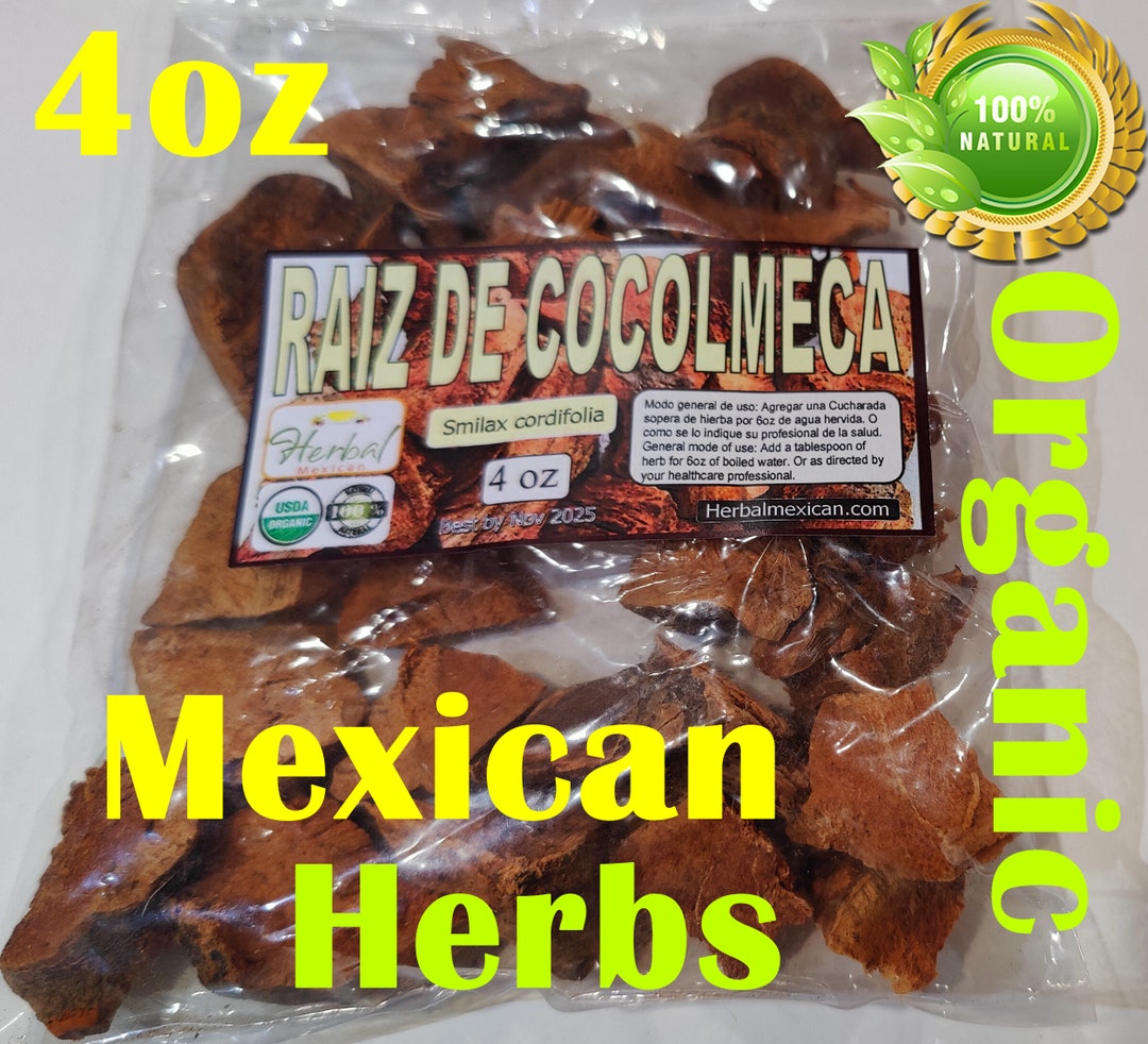 Cocolmeca 4oz Herbal Tea Raiz De Cocolmeca Mexican Herbs Smilax ...
