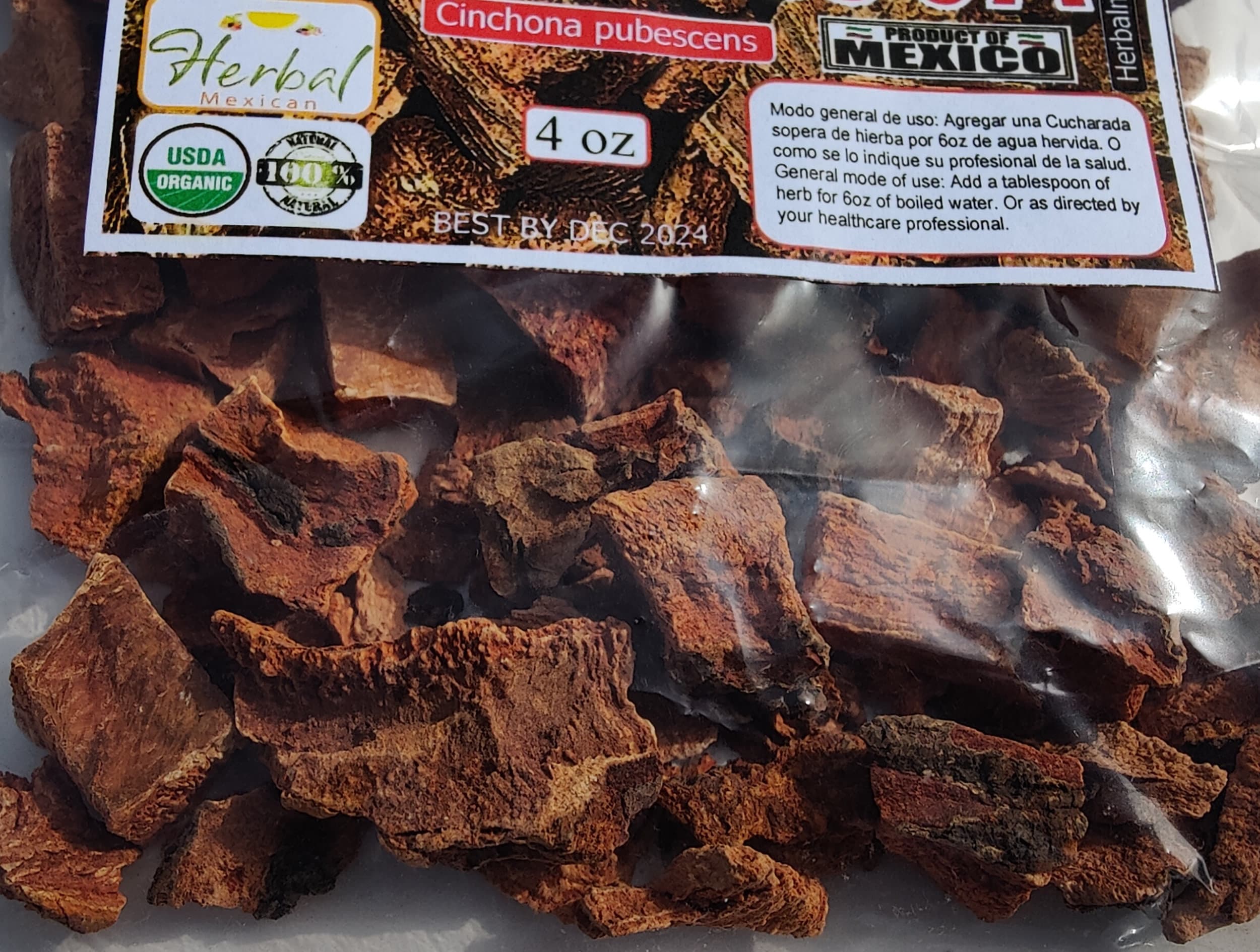 Quina Roja Cinchona Peruvian Quinine Bark 4oz !!! - Etsy