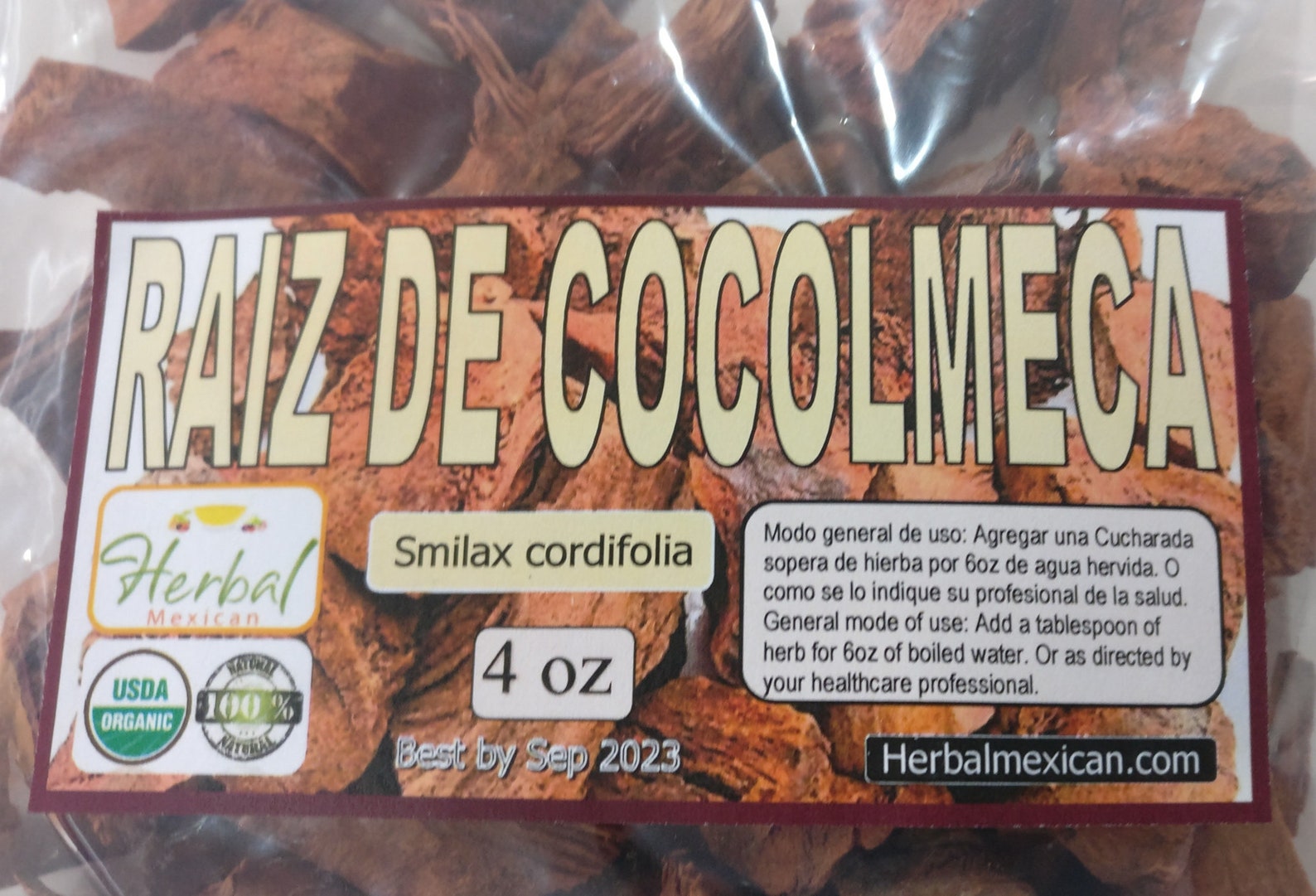 Cocolmeca 4oz Herbal Tea Raiz De Cocolmeca Mexican Herbs - Etsy