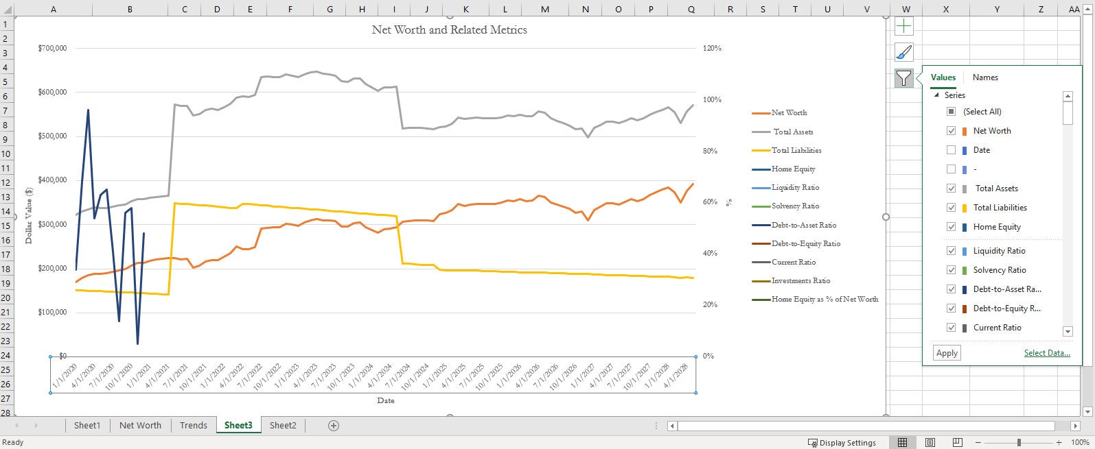 Personal Balance Sheet and Net Worth Statement - Etsy