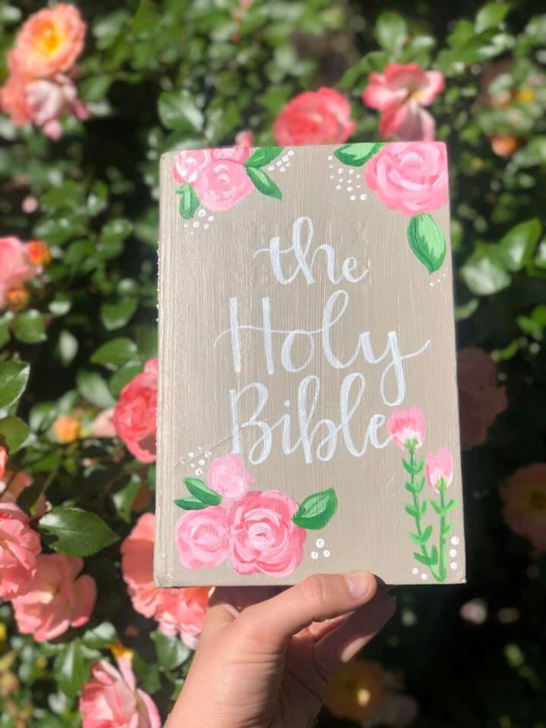 Hand-painted Bible: Primary Color- Solid Background Color. Secondary ...