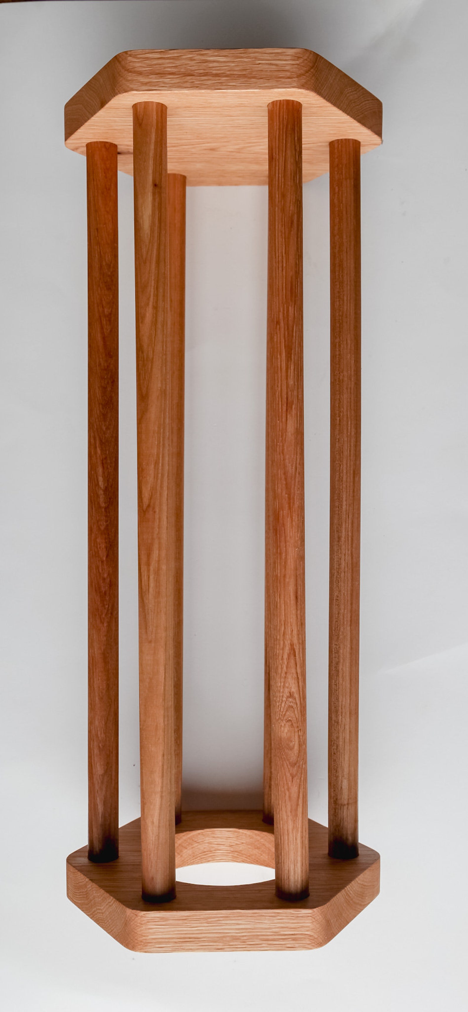 Plant Stand/vase Stand/hexagon Plant Stand/wood Plant - Etsy