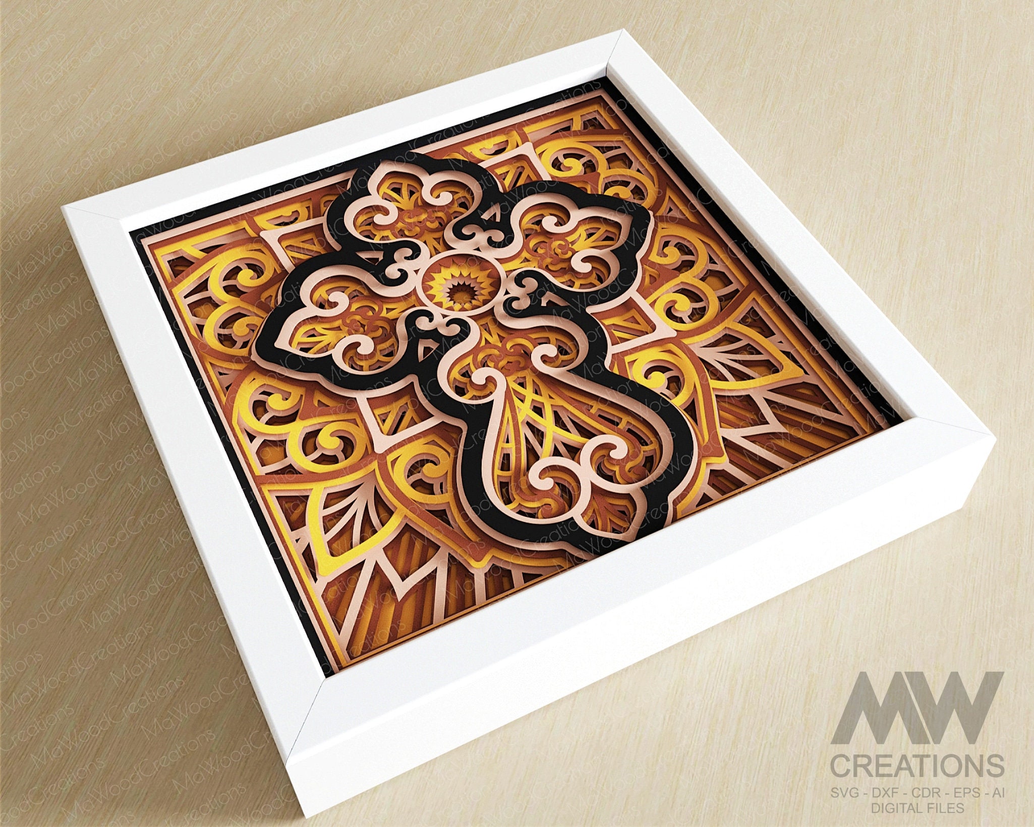 Multilayer Cross SVG Dxf Cricut Cross Svg Shadow Box Cross - Etsy