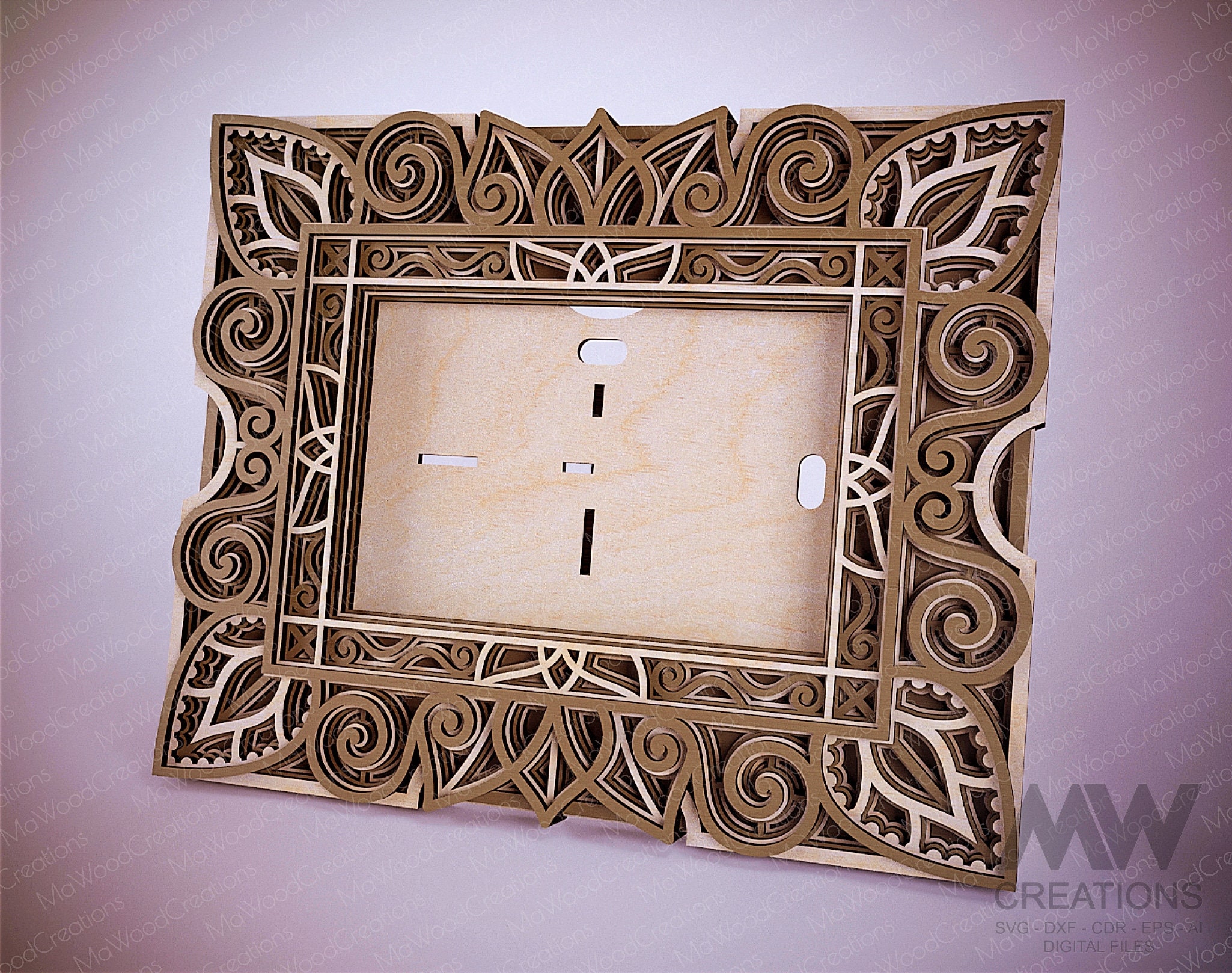 Multilayer Laser Cut Frame SVG DXF 4x6 Photo Frame Svg Laser - Etsy UK