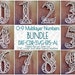 Layered Numbers Bundle, 0-9 Numbers SVG Bundle, 3d Numbers SVG Dxf ...