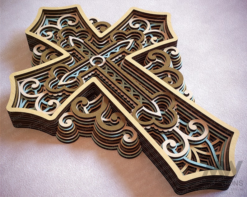 Laser Cut Cross SVG for Cricut Glowforge Cross Svg - Etsy