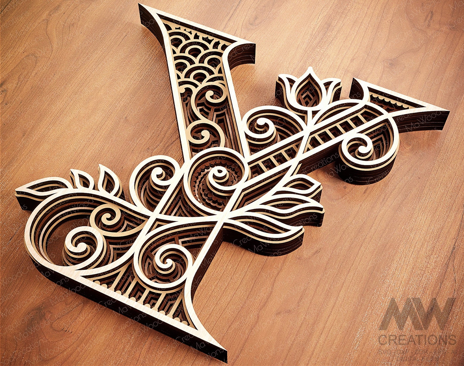 Layered Letter Y Layered Letters SVG Multi Layer Letters - Etsy