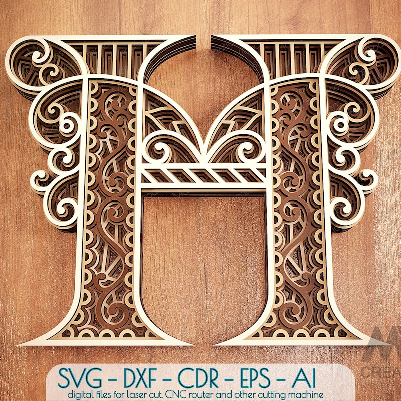 Letter H Monogram - Etsy