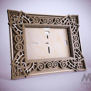Multi Layer Laser Cut Frame SVG DXF, 4x6 Photo Frame Svg, Laser Cut ...