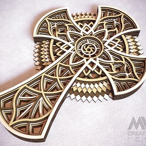 Laser Cut Multilayer Cross Svg Dxf, Christian Cross SVG, Multi Layer ...