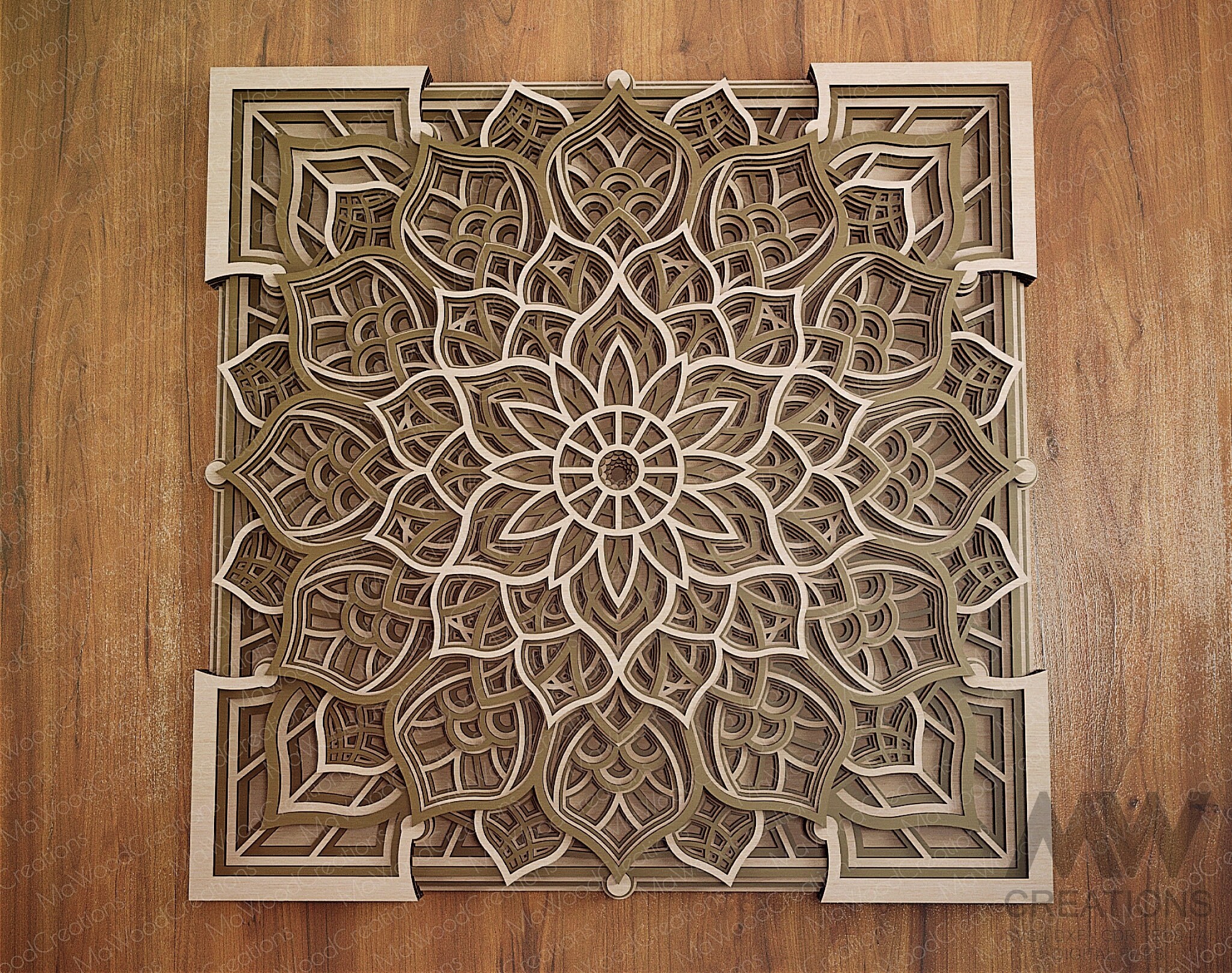 Laser Cut Multi-layer Mandala Svg Dxf Sacred Geometry - Etsy