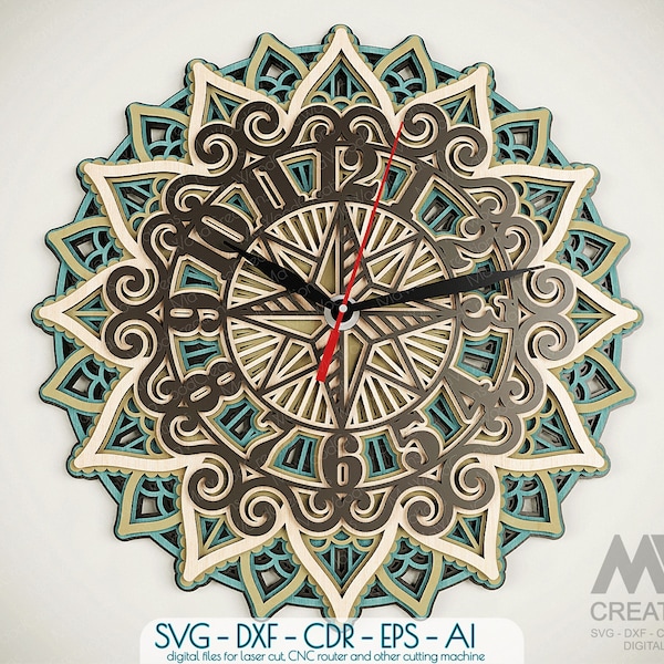 Multi Layer Compass Svg - Etsy