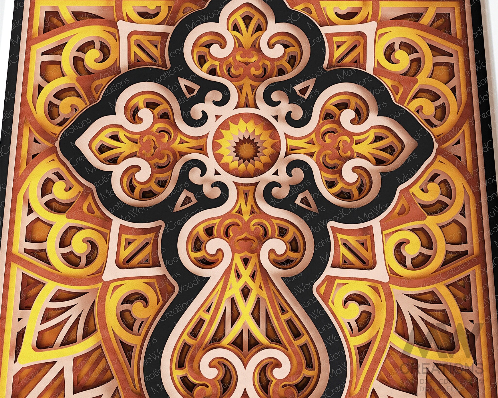 Multilayer Cross SVG Dxf Cricut Cross Svg Shadow Box Cross - Etsy