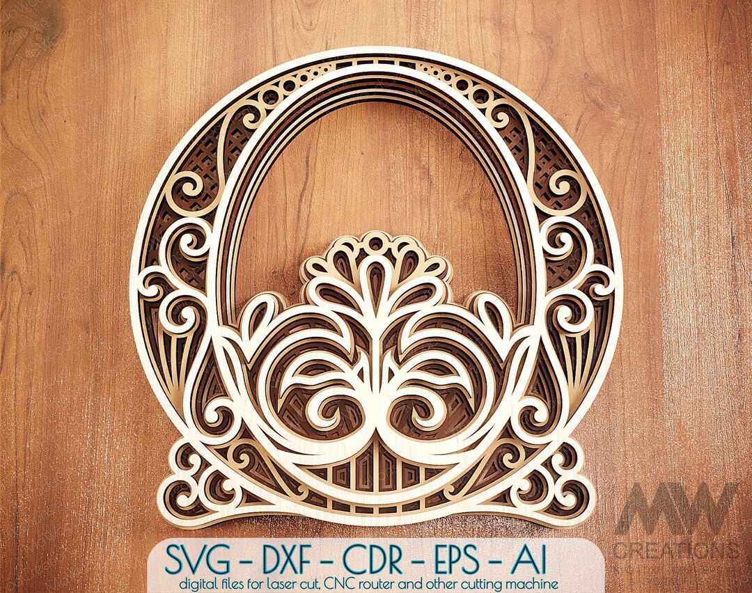 Layered Letter O, Layered Letters SVG, Multi Layer Letters, Letters SVG ...