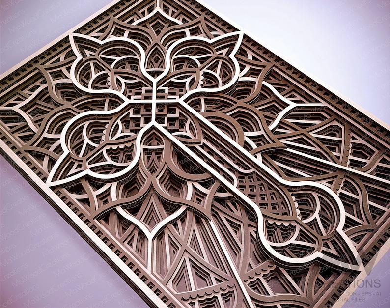 Laser Cut Multilayer Cross Svg Dxf Christian Cross SVG Multi - Etsy