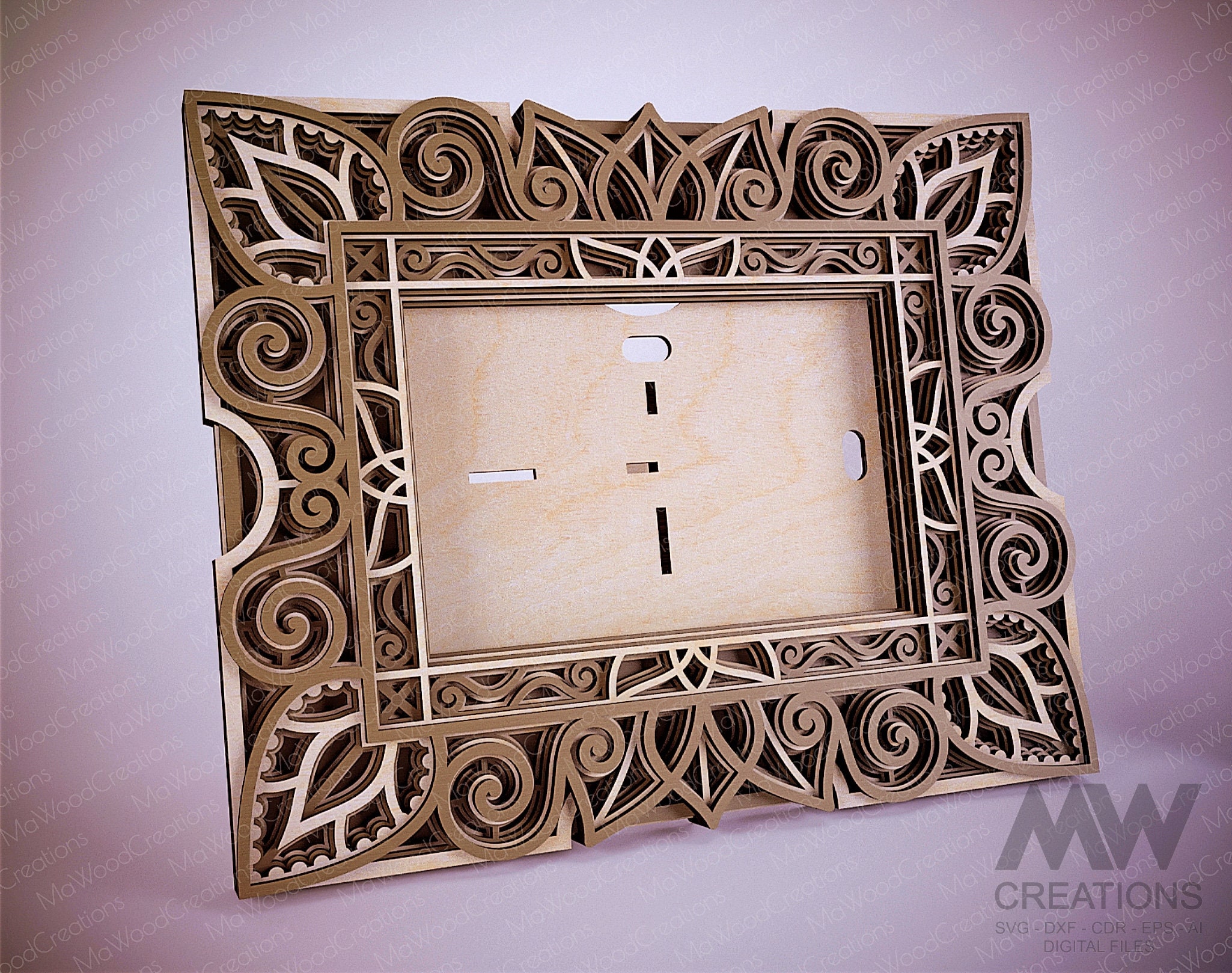 Multilayer Laser Cut Frame SVG DXF 4x6 Photo Frame Svg Laser - Etsy UK