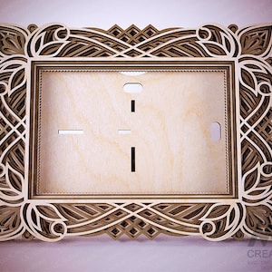 Multilayer Frame Svg, 5x7 Picture Frame Svg, Laser Cut Frame SVG DXF ...