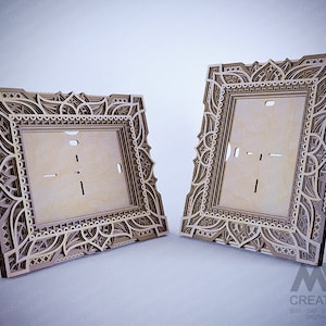 Laser Cut Frame SVG DXF, Multilayer Frame Svg, 5x7 Picture Frame Svg ...
