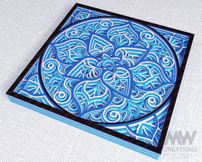 Layered Mandala Svg Shadowbox Svg Mandala Multi Layer Shadow - Etsy