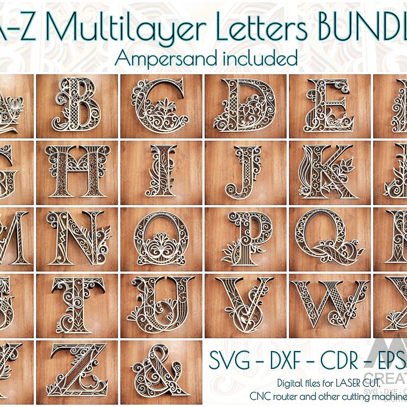 Multi Layer Laser Letters - Etsy