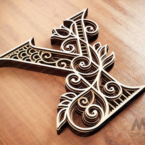 Layered Letter Y, Layered Letters SVG, Multi Layer Letters, Letters SVG ...