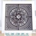 Compass SVG Multi-layered Mandala, 3d Layer Compass Mandala Svg, Shadow ...