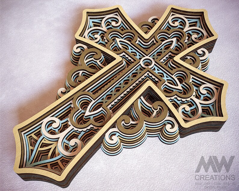 Laser Cut Cross SVG for Cricut Glowforge Cross Svg - Etsy