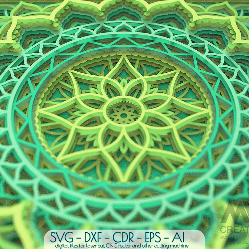 3d Mandala - Etsy