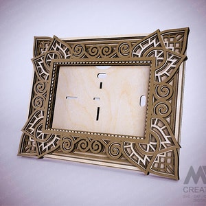 Multi Layer Laser Cut Frame SVG DXF, 4x6 Photo Frame Svg, Laser Cut ...