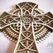 Laser Cut Multilayer Cross Svg Dxf, Christian Cross SVG, Multi Layer ...