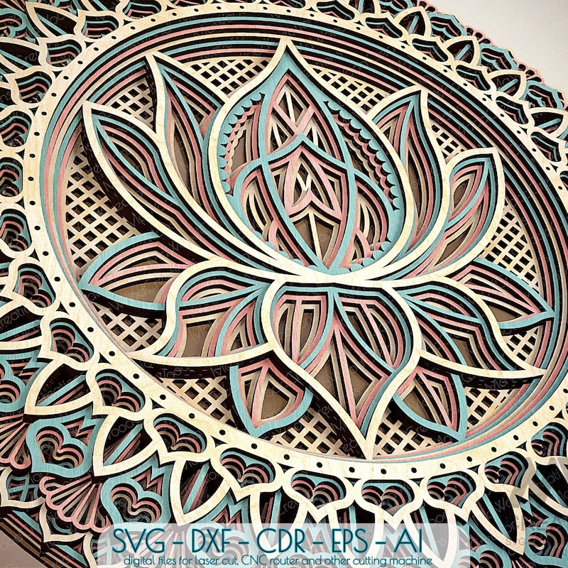 Lotus Mandala - Etsy