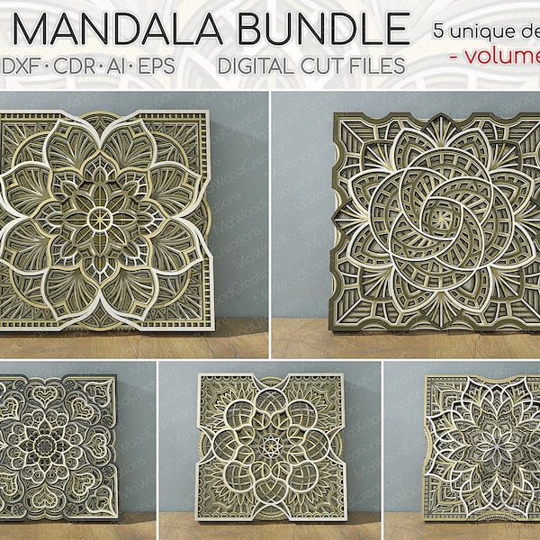 Laser Cut Mandala - Etsy