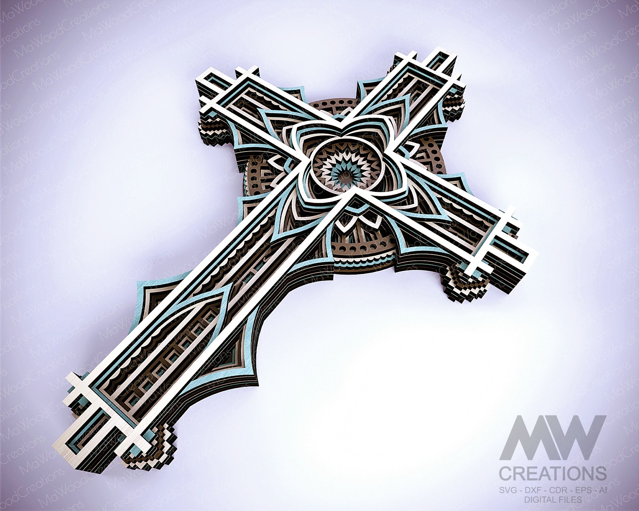 3D Cross SVG Multi Layer Cross SVG for Cricut Laser Cut - Etsy Australia