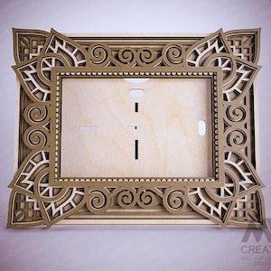 Multi Layer Laser Cut Frame SVG DXF, 4x6 Photo Frame Svg, Laser Cut ...