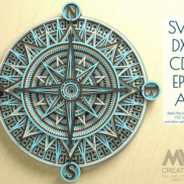 Laser Cut Mandala - Etsy