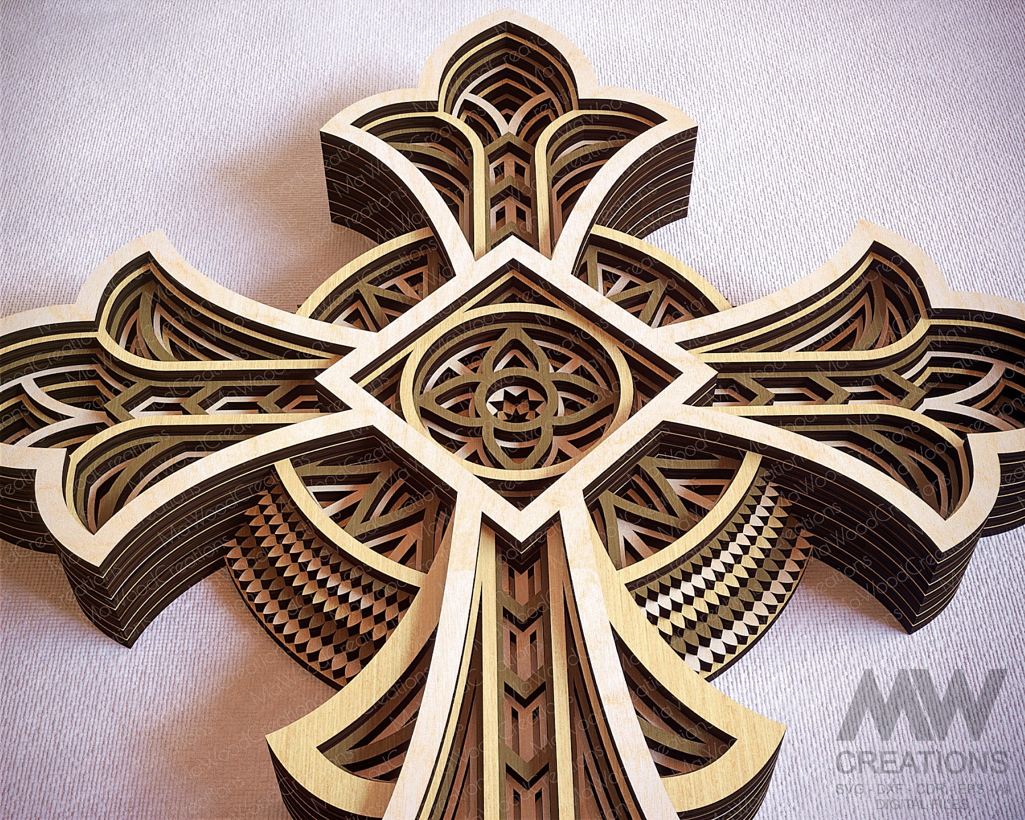 Multilayer Cross SVG Laser Cut Cross Svg Cricut Cross SVG - Etsy Canada