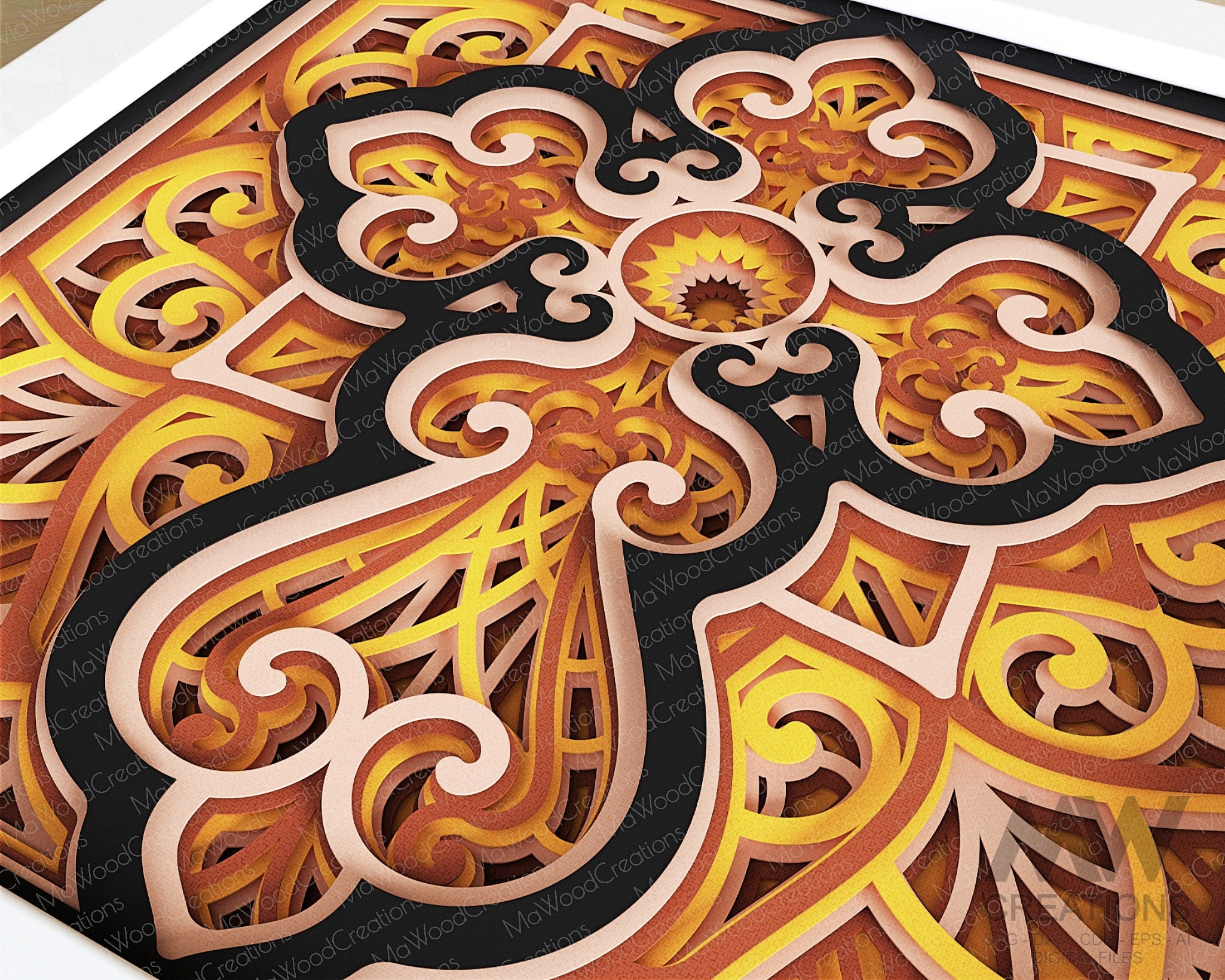 Multilayer Cross SVG Dxf Cricut Cross Svg Shadow Box Cross - Etsy