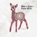 Deer SVG 5 Layer 3D Mandala SVG PNG Layered Mandala Svg | Etsy