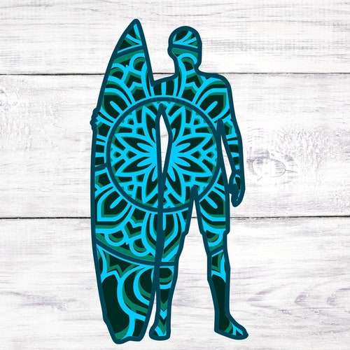 Ocean Mandala Svg for Cricut and Silhouette Mandala Svg | Etsy UK