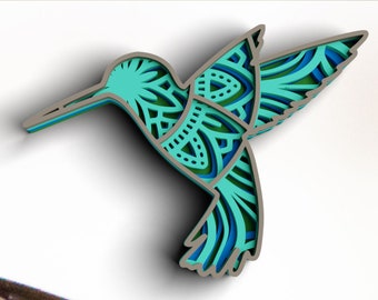 Hummingbird Laser Cut Files - Etsy